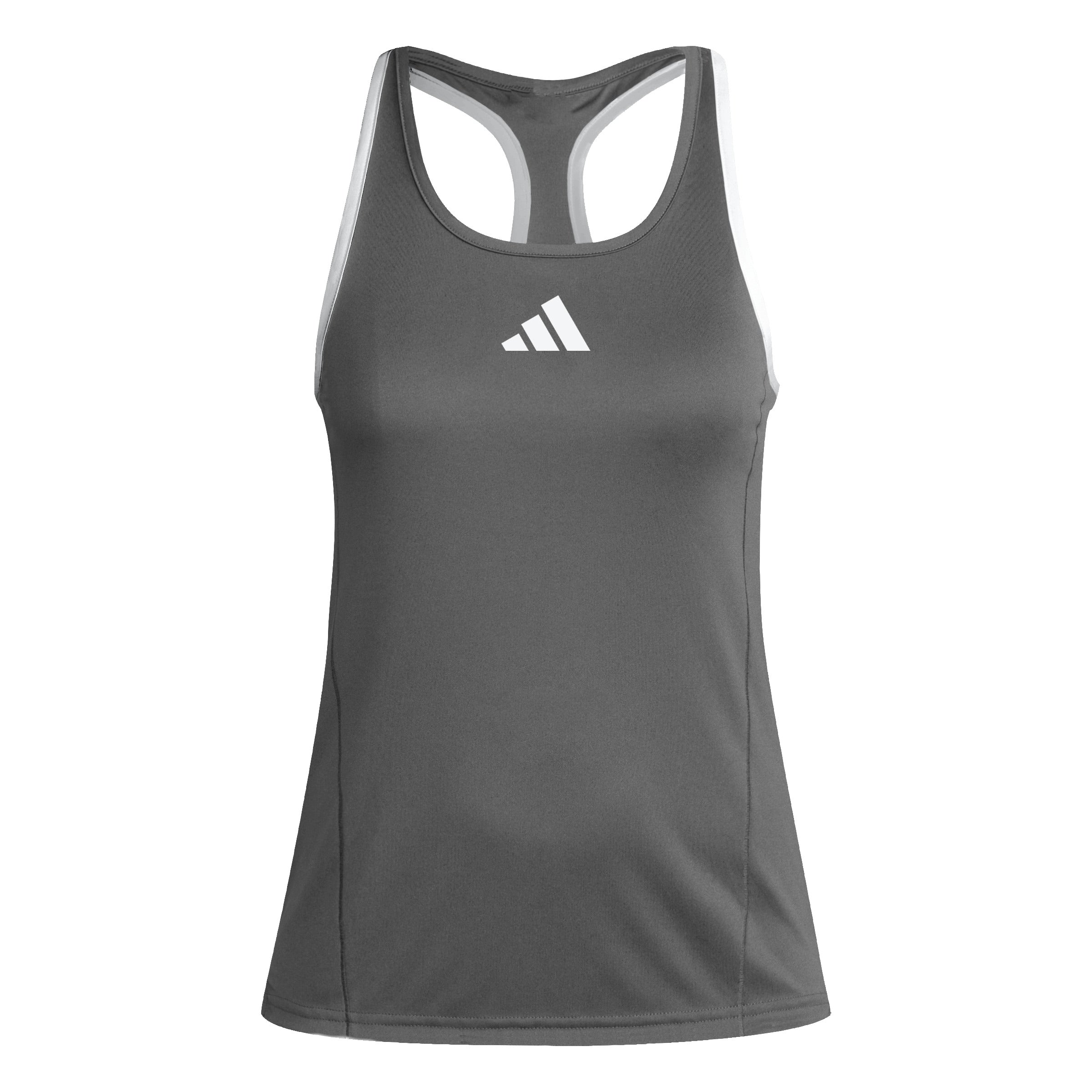 adidas Womens D4T Tank Top | IW2439-TeamGreyFourWhite-XS