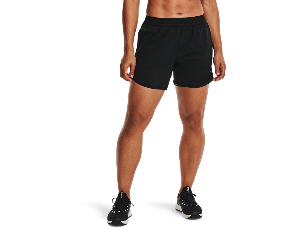 Under Armour Womens Knit Mid-Length Shorts - 4-Way Stretch Material