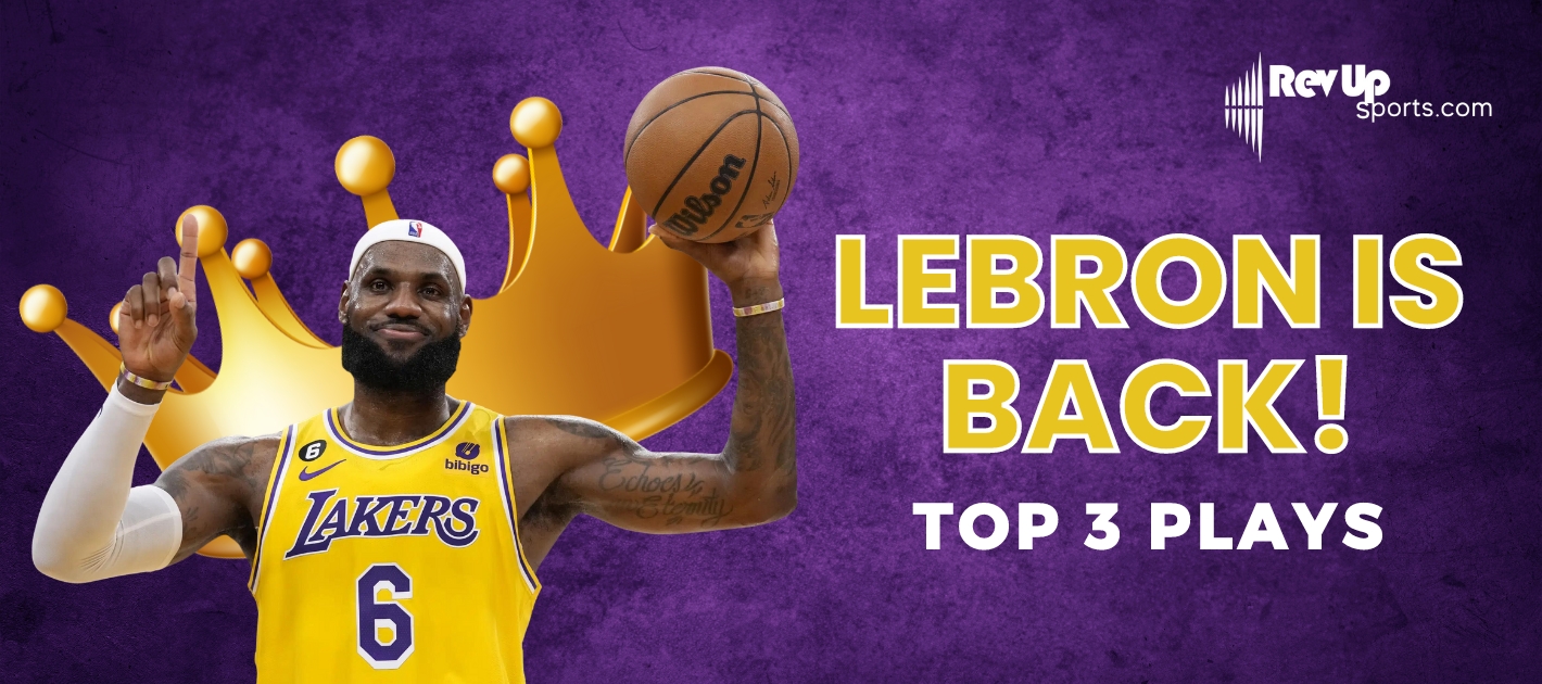 Lebron James' Top 3 Plays Since Returning from Injury | | RevUp Sports
